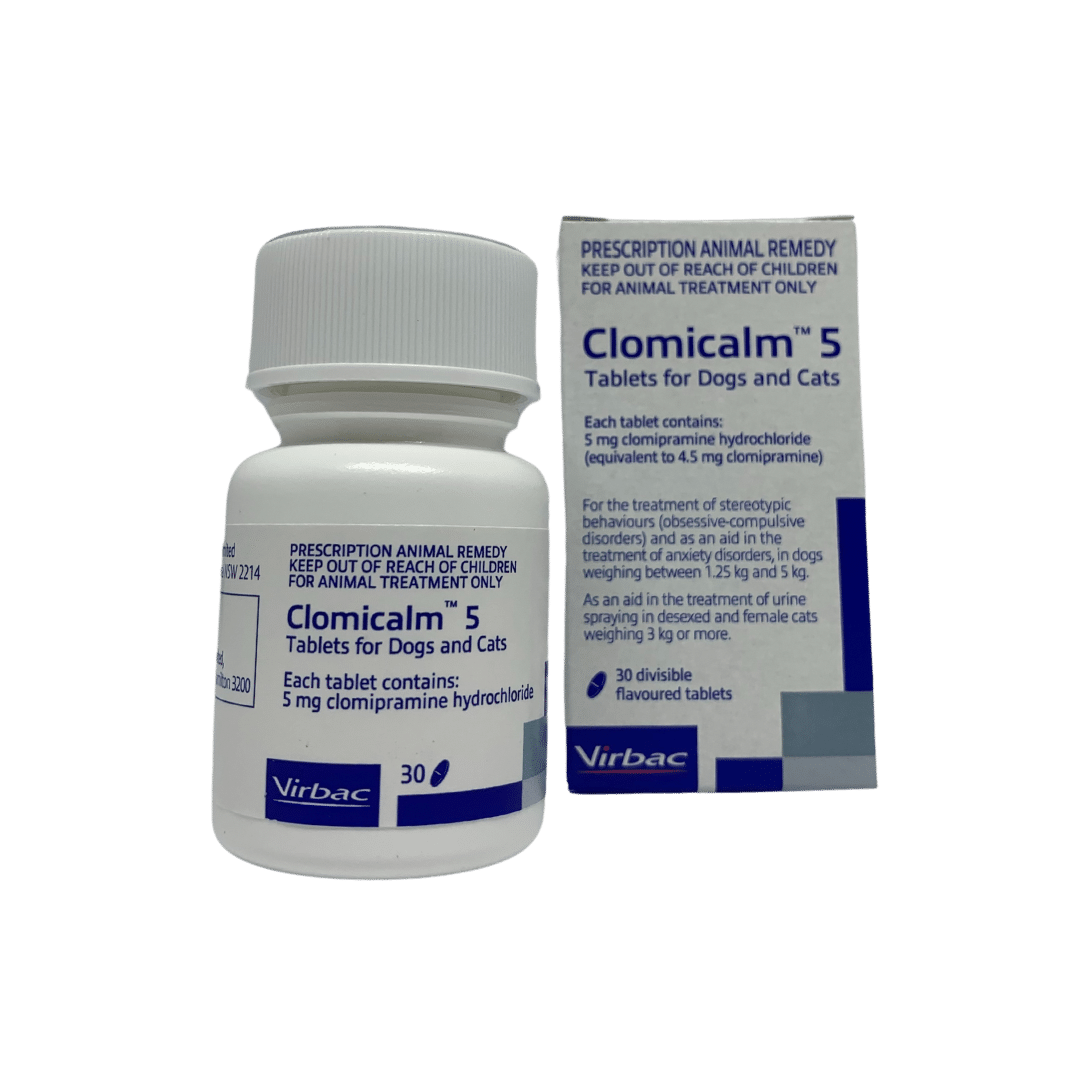 Clomicalm 5mg Tablets 30 Pack | Buy Online from Vet Post NZ | Fast Delivery