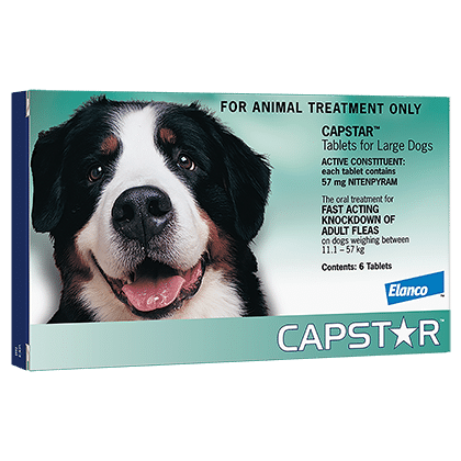 Capstar 57mg 11-57kg 6 pack | Buy Online from Vet Post NZ | Fast Delivery