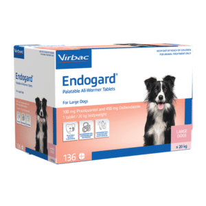 Endogard | Large Dog (20kg) | Broad-Spectrum Worming | Vetpos