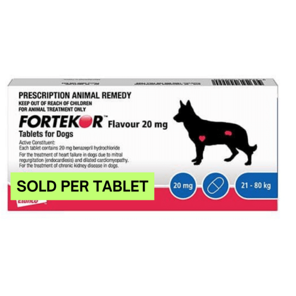 Fortekor 20mg Tablets | Heart Care NZ | Vetpost