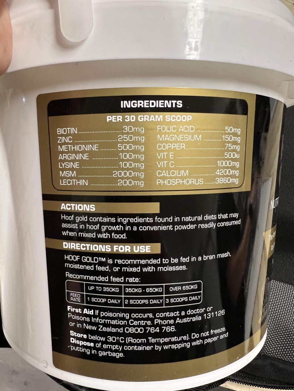 Hoof Gold Horse Hoof Formula | Buy Online from Vet Post NZ | Fast Delivery