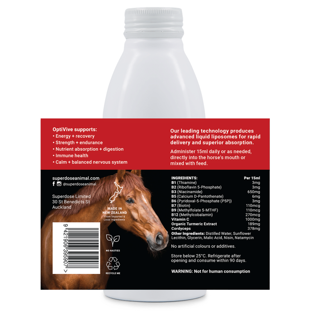 Optivive 450ml NZ | Equine Performance Support | Vetpost