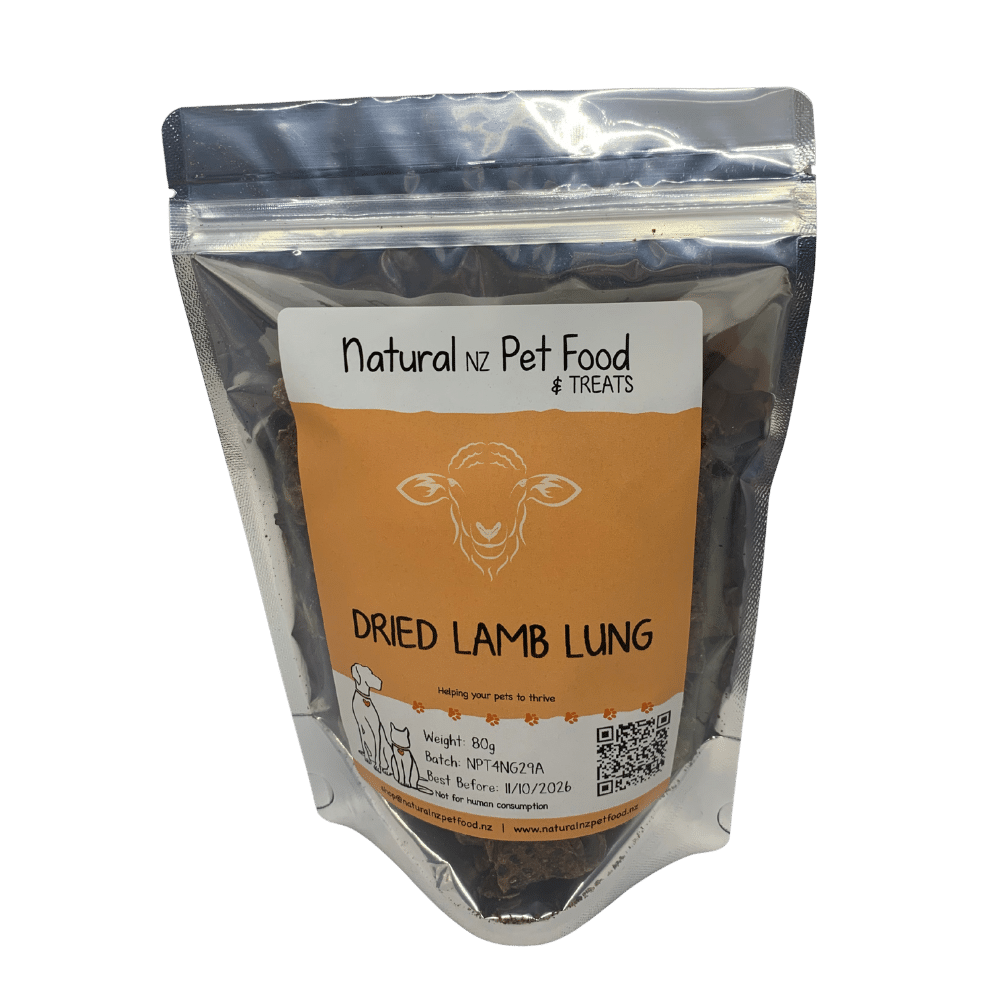 Lamb Lung Treats 60g | Dog Treats NZ | Vetpost