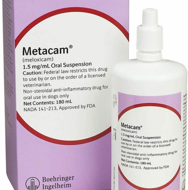 Metacam 1.5mg/ml Oral Dog 180ml | Buy Online from Vet Post NZ | Fast ...