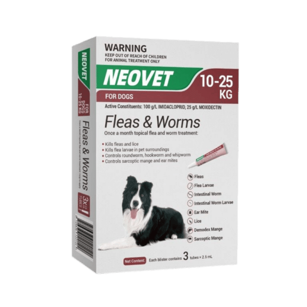 Neovet For Dogs 10-25kg 3 Pack | Buy Online from Vet Post NZ | Fast ...