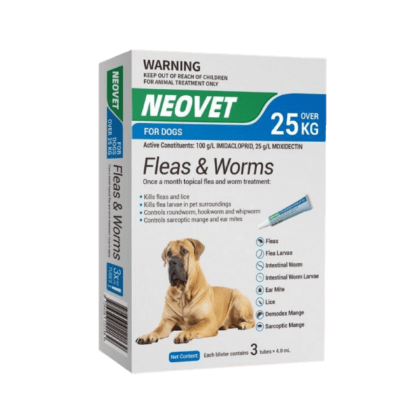Neovet For Dogs 25kg-40kg 3 Pack | Buy Online from Vet Post NZ | Fast ...