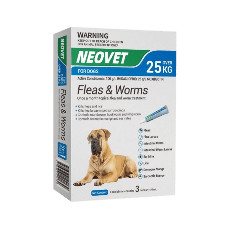 Neovet For Dogs 25kg-40kg 3 Pack | Buy Online from Vet Post NZ | Fast ...