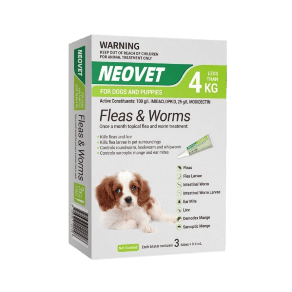 Neovet For Puppies and Small Dogs Up To 4kg- 3 Pack | Buy Online from ...