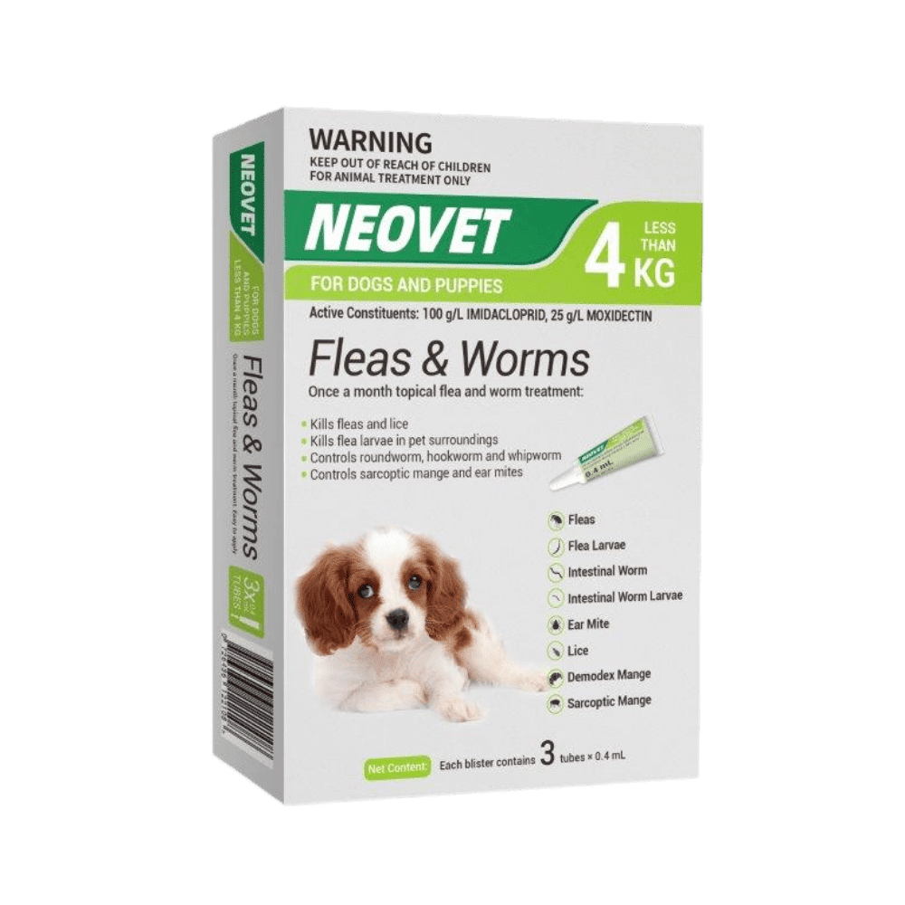 Neovet For Puppies and Small Dogs Up To 4kg- 3 Pack | Buy Online from ...