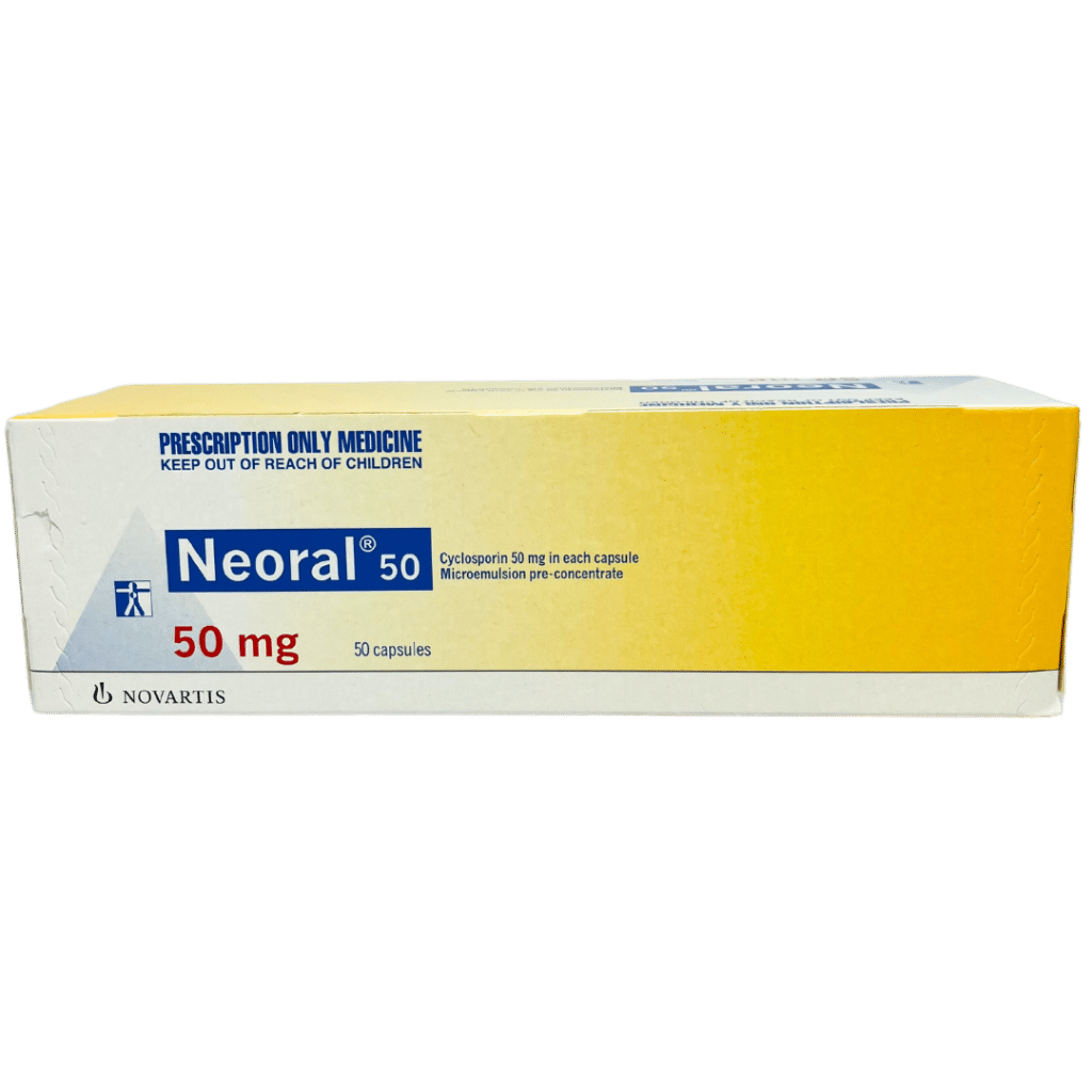 Neoral 50mg Capsules | Buy Online from Vet Post NZ | Fast Delivery