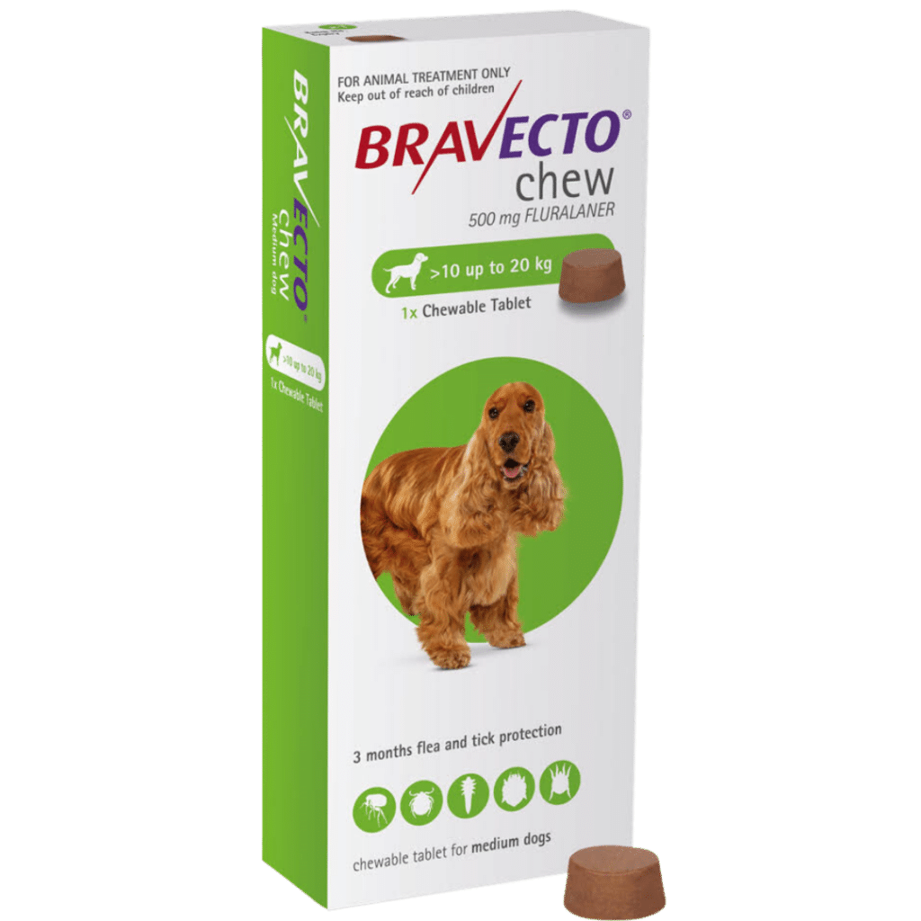Bravecto Medium Dog Flea Treatment 10 20kg Chew Buy Online From Vet bravecto-medium-dog-flea-treatment-10-20kg-chew-buy-online-from-vet