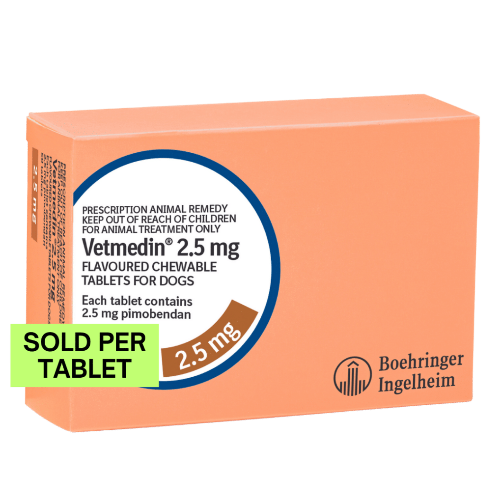 Vetmedin 2.5mg Chewable Tablets | Buy Online from Vet Post NZ | Fast ...