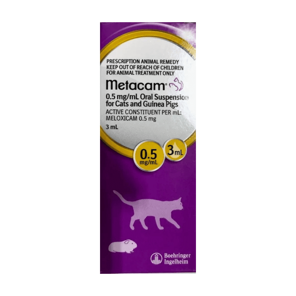 Metacam 0.5mg/ml Oral Cat 3ml | Buy Online from Vet Post NZ | Fast Delivery