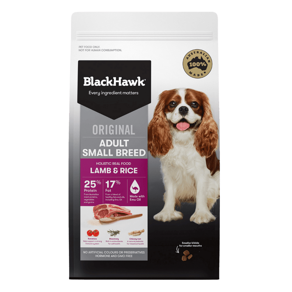 Black Hawk Adult Dog Small Breed Lamb & Rice | Buy Online from Vet Post ...