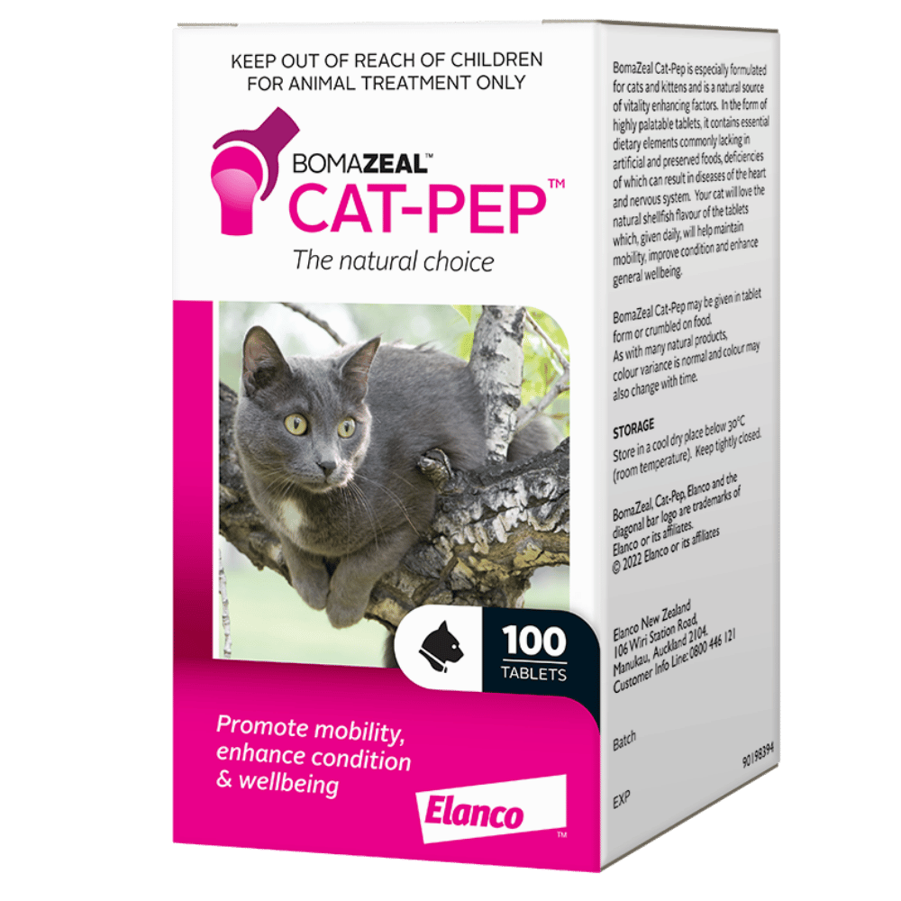 Bomazeal Cat Pep Tablets x 100 | Buy Online from Vet Post NZ | Fast ...