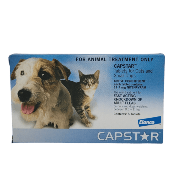 Capstar 11.4mg 0-11kg 6 pack | Buy Online from Vet Post NZ | Fast Delivery