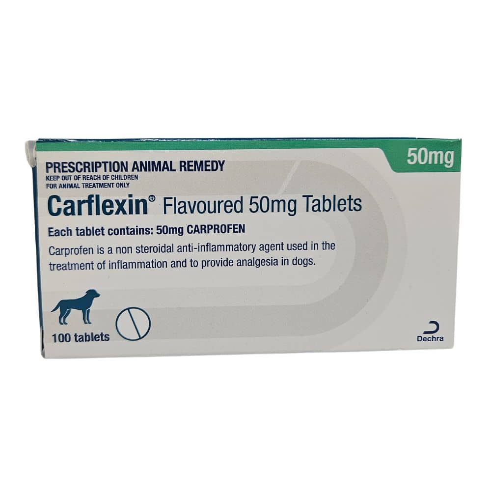 Carflexin 50mg Tablets | Buy Online from Vet Post NZ | Fast Delivery