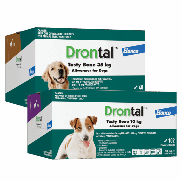 Drontal Tasty Bone Dog Allwormer Tablets | Vetpost
