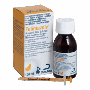 Felimazole 5mg/ml Oral Solution 100ml | Buy Online from Vet Post NZ ...
