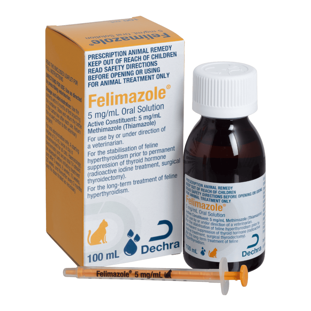 Felimazole 5mg/ml Oral Solution 100ml | Buy Online from Vet Post NZ ...