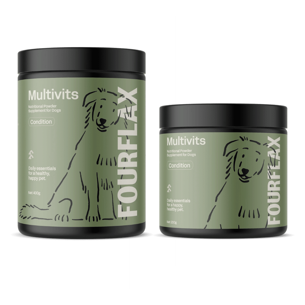 Fourflax Canine Multivits | Buy Online from Vet Post NZ | Fast Delivery
