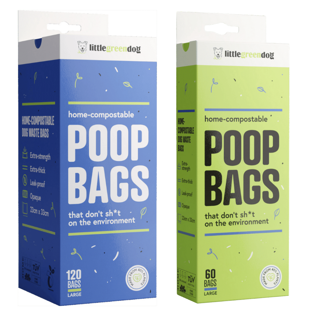 Little Green Dog Compostable Poop Bags | Buy Online from Vet Post NZ ...