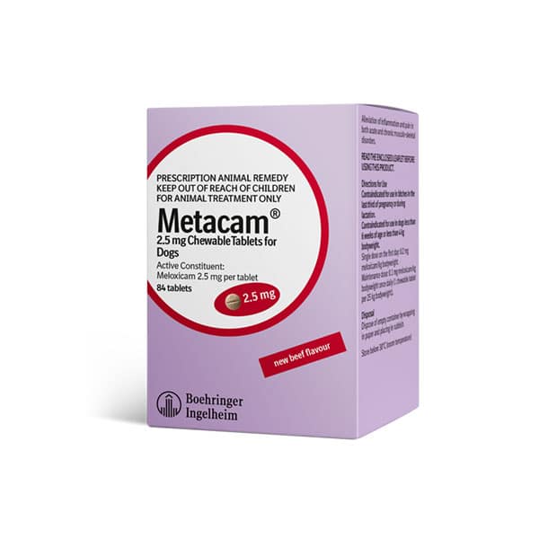 Metacam 2.5mg Tablets | Buy Online from Vet Post NZ | Fast Delivery