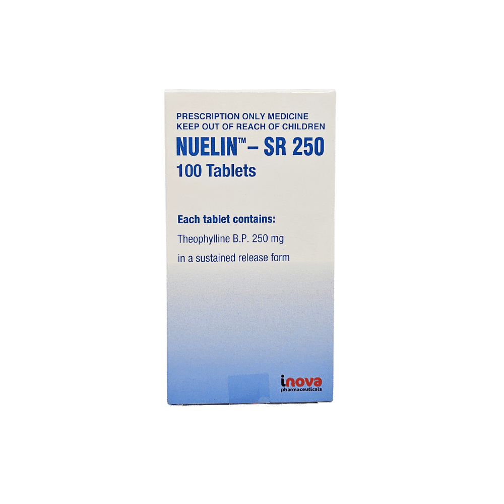 Nuelin | SR 250mg Theophylline Tablets 100pk | Vetpost