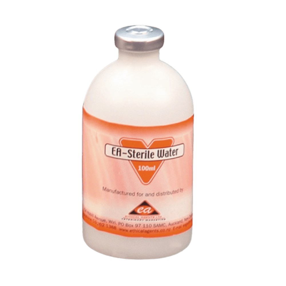 Sterile Water 100ml | Buy Online from Vet Post NZ | Fast Delivery