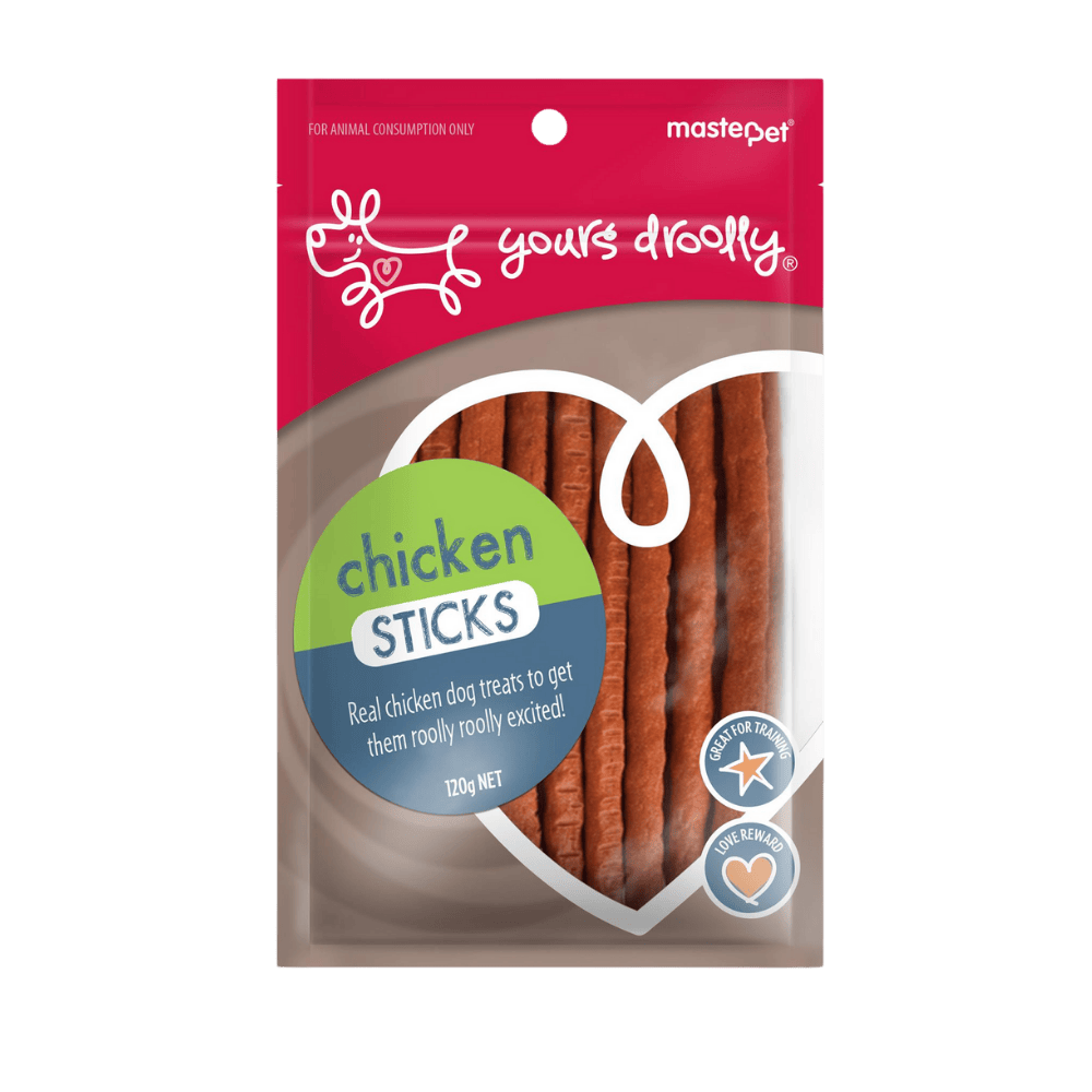 Yours Droolly Chicken Sticks 120g | Buy Online from Vet Post NZ | Fast ...